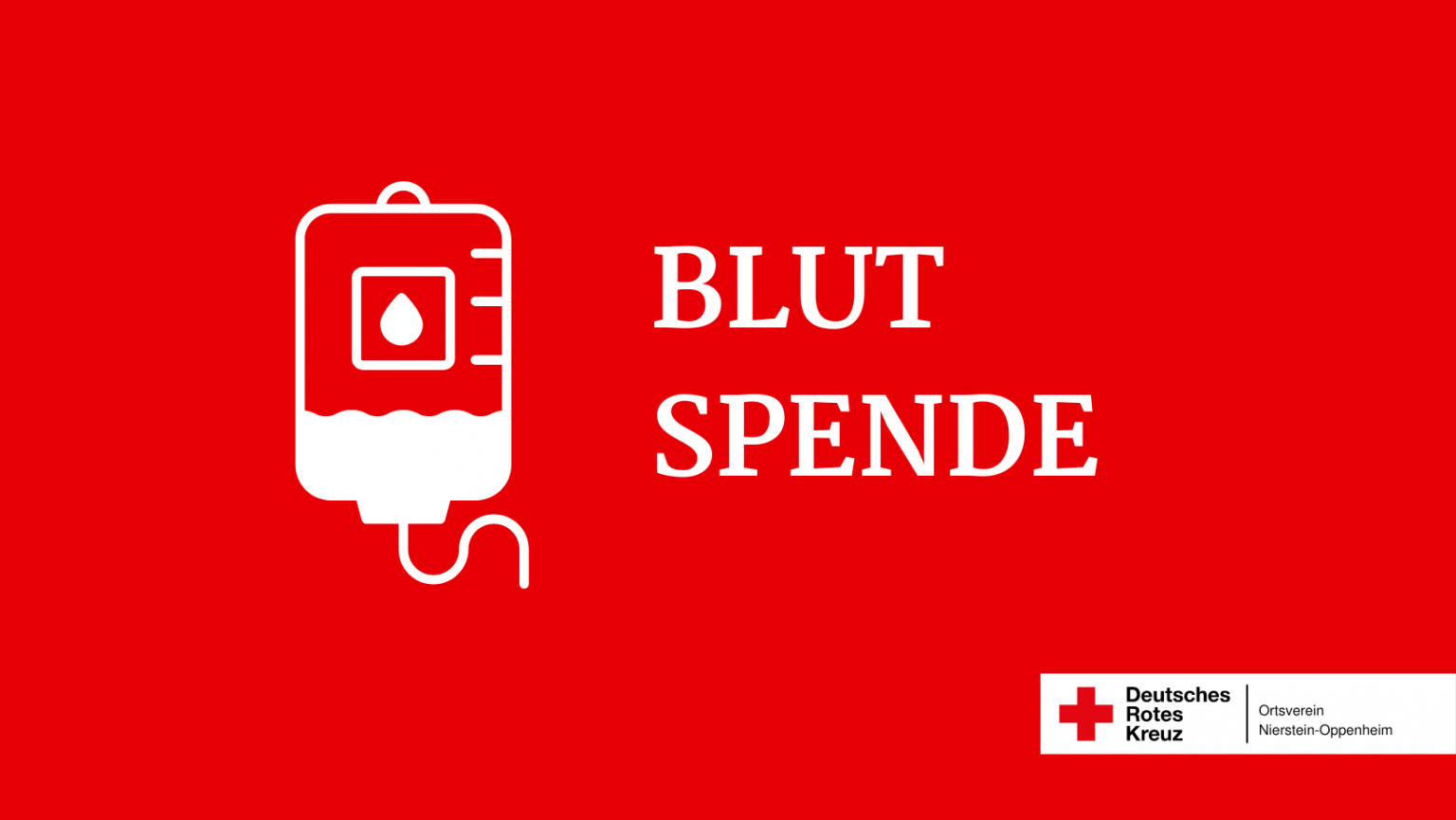 Blutspende im März - DRK-Ortsverein Nierstein-Oppenheim